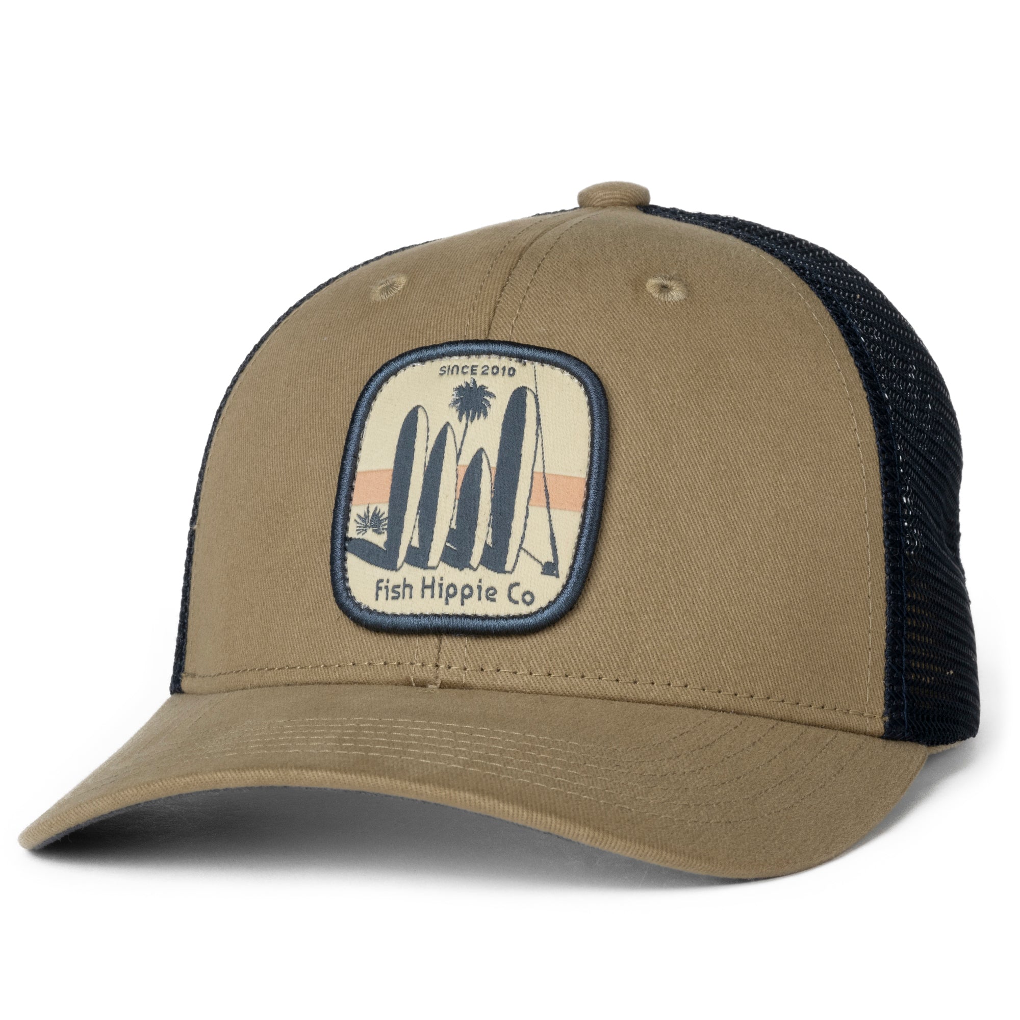 Fishing Trucker Hats, Khaki Hats & Visors – Fish Hippie